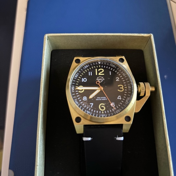 Shield | Accessories | Shield Pascal Leather Band Mens Watch | Poshmark
